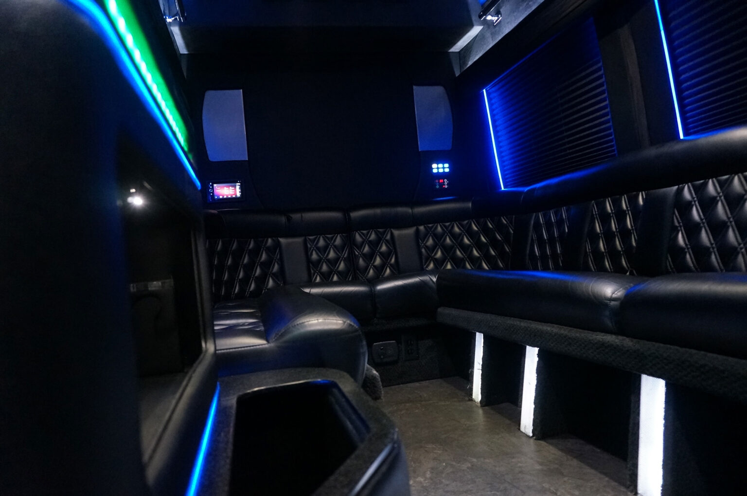 12 Passenger Party Bus. View this and more party bus options.
