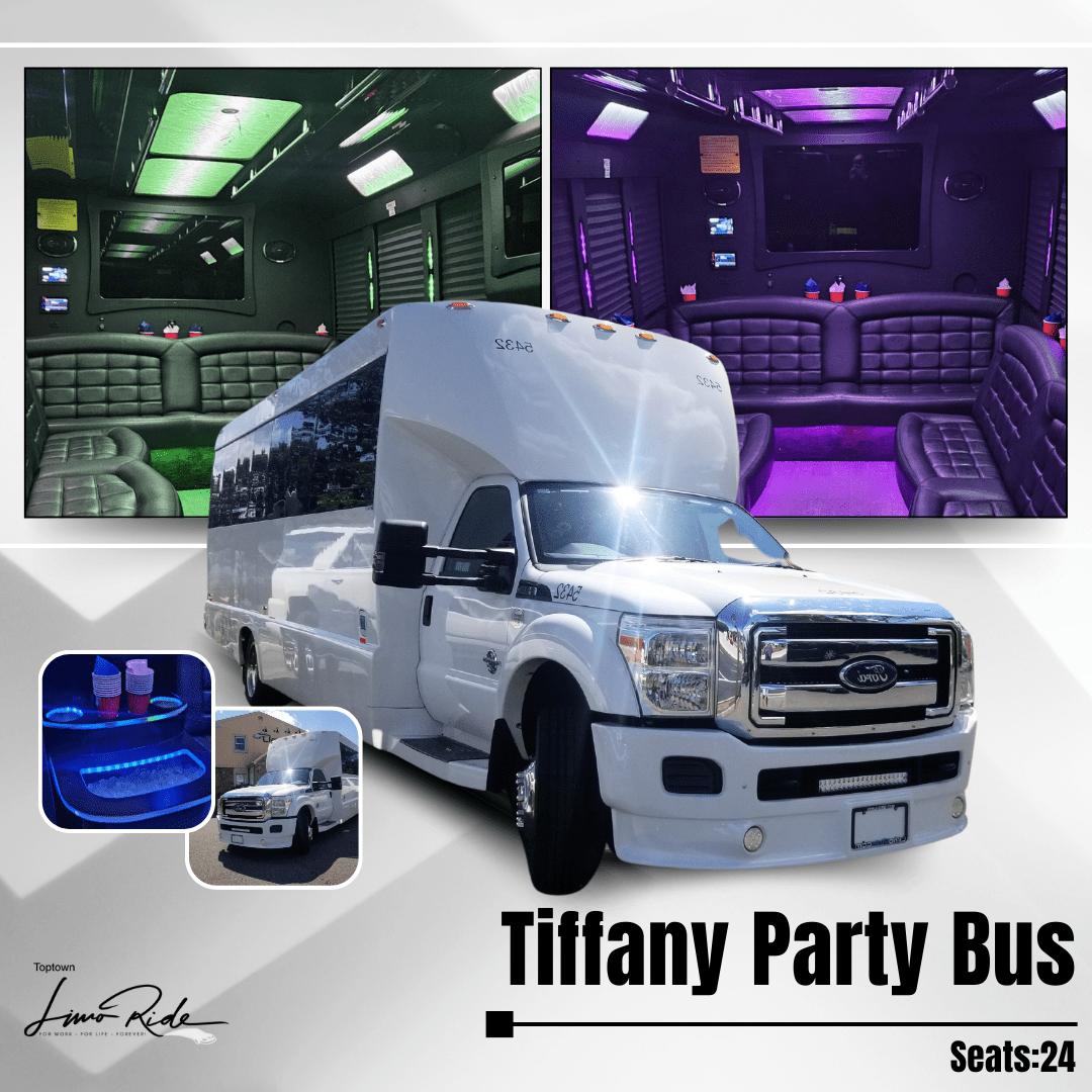 NJ Party Bus Rentals by Toptown LimoRide. Book your next event with us!